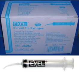 Exel Curved Tip Utility Syringes 12cc/mL Non-Sterile -50 26267