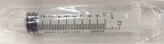 Exel Hypodermic Syringes Only 10-12cc/mL Luer Lock Sterile With Caps ...