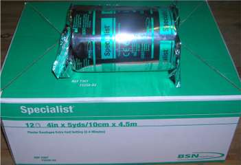 BSN Specialist Plaster Bandages (X-Fast Setting) 4-inx5yd -12 7367