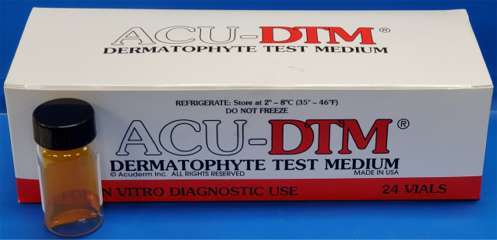 ACU-DTM Dermatophyte Agar Test Medium 24 M101***
