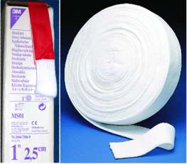 3M Orthopedic Cast Stockinette Synthetic 1-in x 25 Yds MS01 White