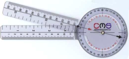 CMS Protractor Goniometer Pocket Axis Motion Range Tester - Buy Online ...