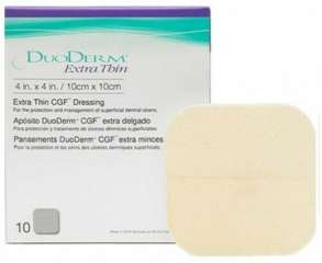 ConvaTec DuoDERM® Extra Thin CGF Wound Dressing 4-inx4-in 10 187955 ...
