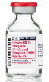Lidocaine 1% 10mg mL 20mL With EPI HCI Injection USP MDV 0409-0007-10