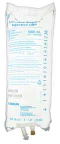 B.Braun Lactated Ringers Solution Injection EXCEL Bag 1000mL BBR L7500