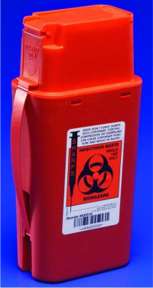 Covidien SharpSafety Transportable Flip Top Sharps Container 1Qt ...