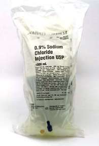 Baxter Sodium Chloride Injection USP 0.9% 1000mL VIAFLEX Bag 2B1324X